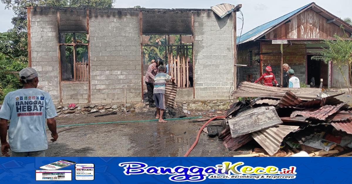Ditinggal Penghuni, Rumah Seorang Warga di Tirtasari Toili Terbakar, Kerugian Ditaksir Rp100 ...